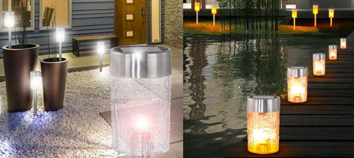 Solar LED Gartenlampen für je 16,90€ - 2er bis 8er Sets verfügbar