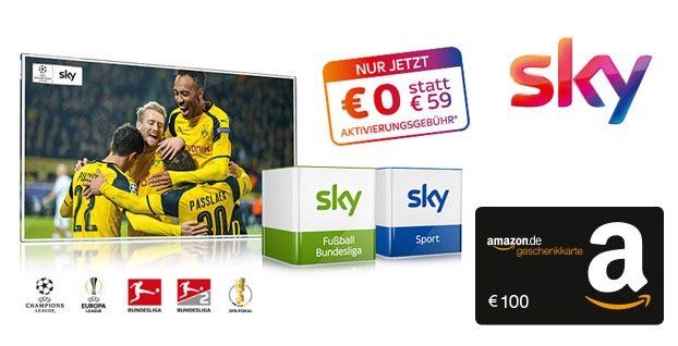 Sky Starter + 1 Paket für 19,99€ mtl. (oder 2 Pakete für 24,99€ mtl ...