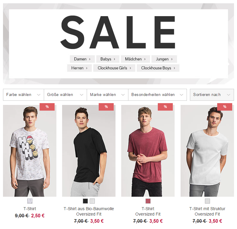 C&A Angebote, Deals, Gutscheine, Infos & Rabatte - September 2017