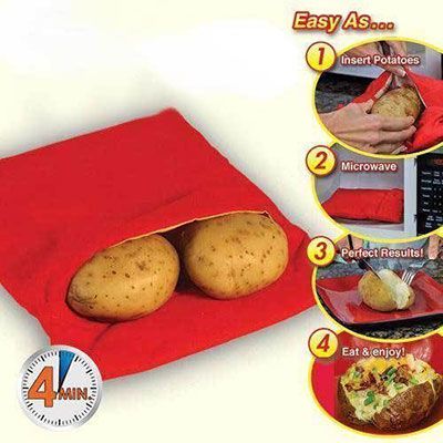 Potato Express - Mit der Mikrowelle Kartoffeln kochen für 1,14€