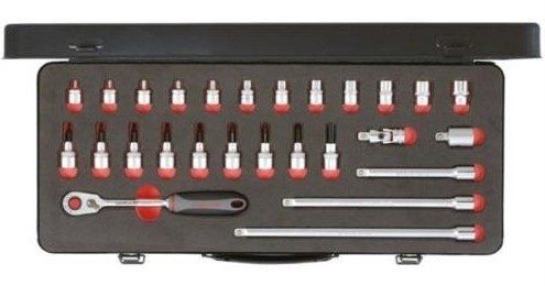 Carolus by Gedore SLIM SIXTY 3/8″ Steckschlüssel-Satz 26-teilig für 24 ...