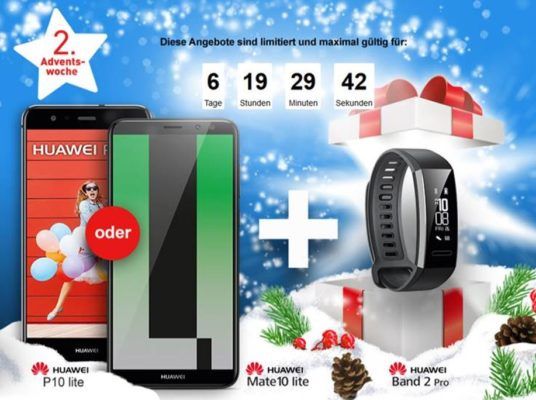 Huawei P10 light + Smartwatch Huawei Band 2 Pro + O2 Smart Surf 50Min ...