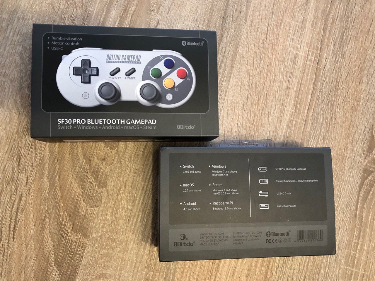 8Bitdo SF30Pro Bluetooth Gamepad im Test