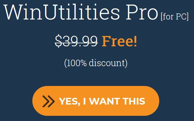 WinUtilities Pro (Lifetime-Lizenz, Windows) kostenlos