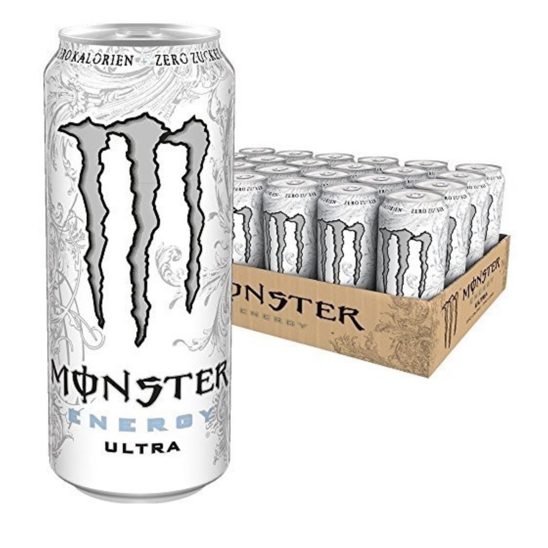 24er Pack Monster Energy Flavour Ultra White mit mildem ...