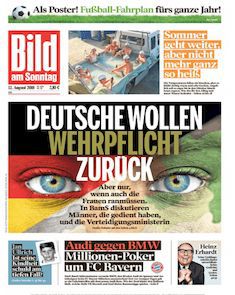 3 Monate Bild am Sonntag gratis - Kündigung notwendig