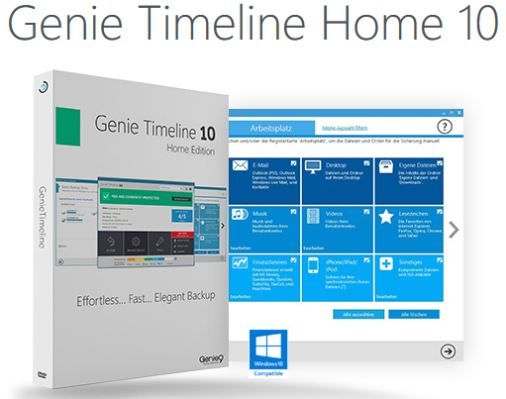 Genie Timeline Home 10 (Lifetime-Lizenz, Windows) kostenlos