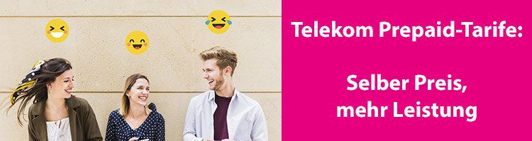 NEWS: Mehr Datenvolumen für Prepaid-Tarife der Telekom