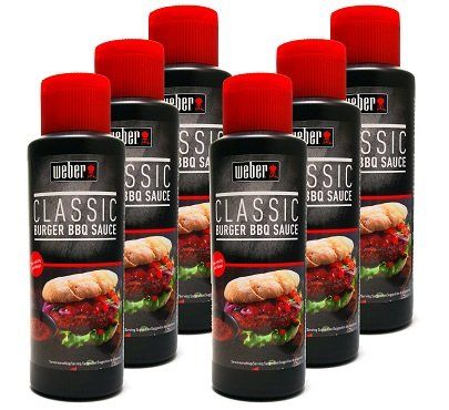 6 x Original Weber Classic Burger BBQ-Sauce 300ml für 8,88€ (statt 12€)