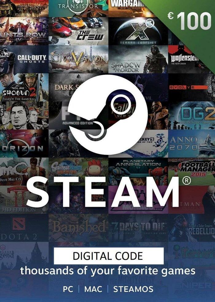 100€ Steam Guthaben für 92,99€