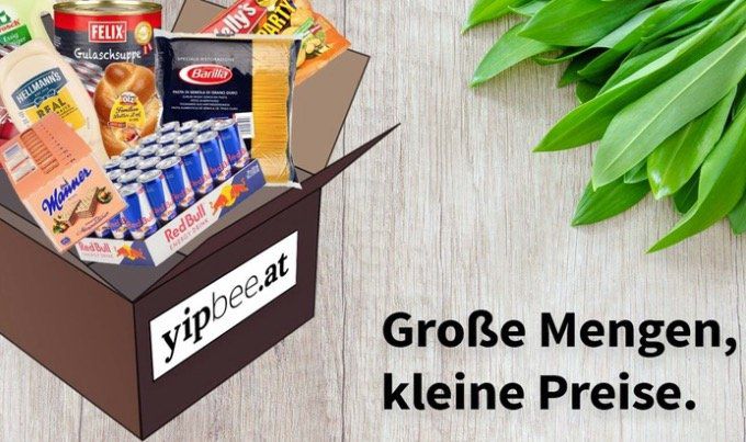 60€ Yipbee Wertgutschein für nur 24€ - günstiger Alk, Snacks, Nudeln ...