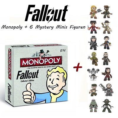 Fallout Monopoly Collector's Edition + 6 Mystery Minifigures für 47,99 ...
