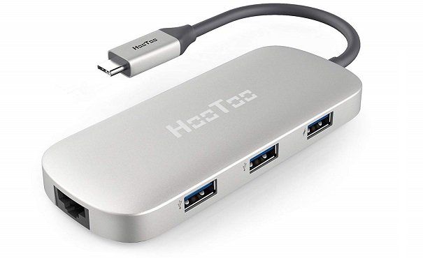 HooToo HT-UC007 USB-C Hub mit Gigabit Ethernet, HDMI und USB-C ...