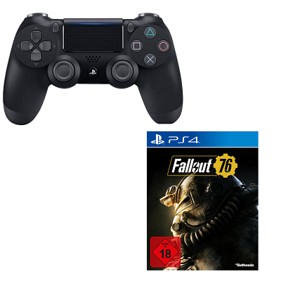 PS4 Controller + Fallout 76 für 55€ (statt 71€)