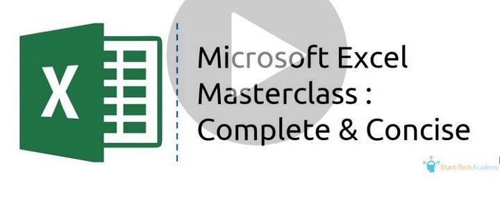 Wieder da! Microsoft Excel Masterclass: Complete and Concise gratis ...