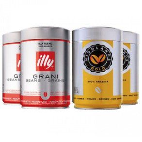 1kg Premiumpaket mit illy + Highlands Gold Kaffeebohnen für 24,99 ...