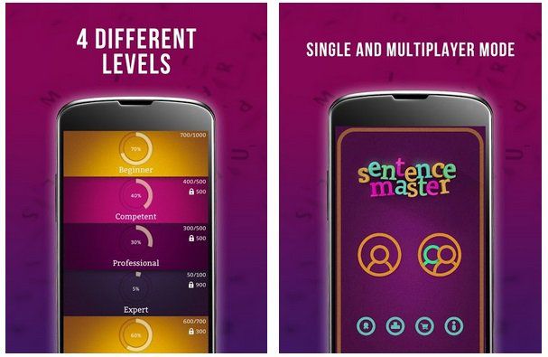 Android: "Learn English Sentence Master Pro" gratis (statt 11,99€)