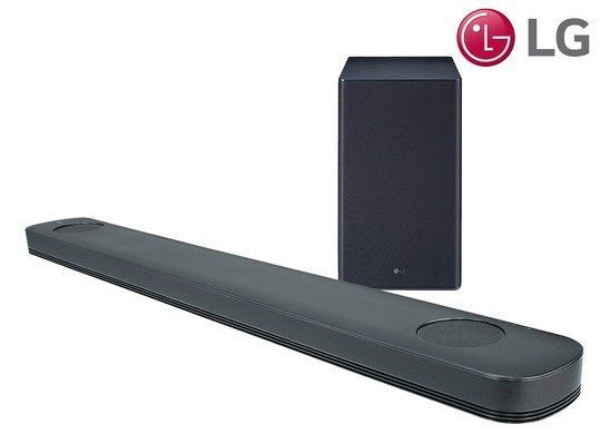 LG SK9Y Dolby Atmos Soundbar mit 500 W und Google Assistant Support für ...