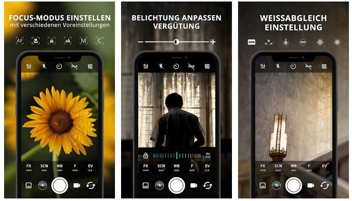 Android-App: "HD Kamera Pro : Best Professional Camera App" gratis (statt 5,29)