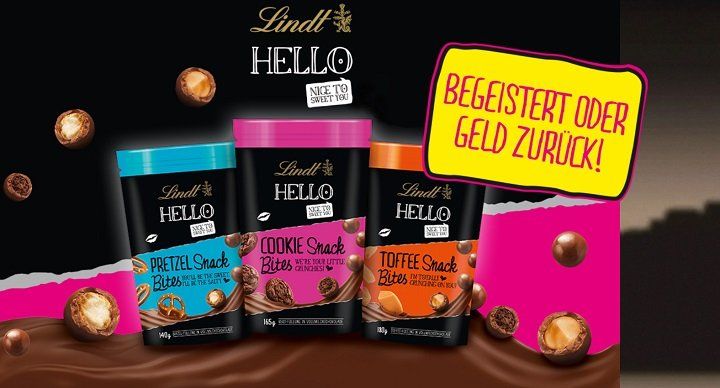 Lindt HELLO Snack Bites gratis probieren