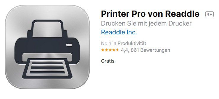 iOS: "Printer Pro" kostenlos (statt 8€)