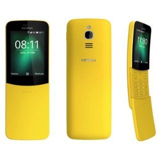 Matrix-Kulthandy Nokia 8110 4G (4GB, 512MB RAM) in Gelb für 39€ (statt 52€)