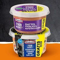 Ein HOMANN FOOD MARKET Aktionsprodukt gratis ausprobieren