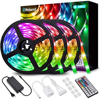 3x 4m Elfeland LED Streifen mit Fernbedienung für 14,94€ (statt 30€)
