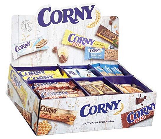 Corny Bestseller-Box mit 69 Riegeln ab 26,34€
