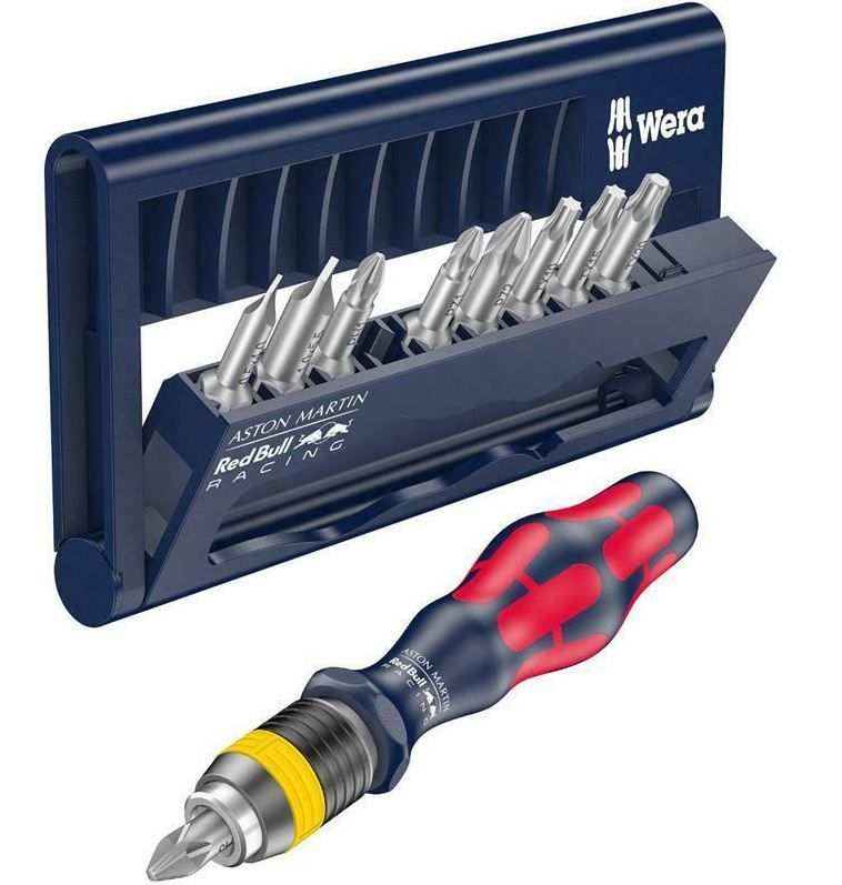 Wera Red Bull Racing Sonderedition Kraftform Bit Set 10-teilig für 14 ...