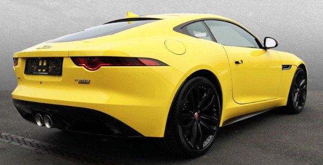 Privat & Gewerbe: Jaguar F-Type Coupe P380 AWD R-Dynamic in Gelb mit ...