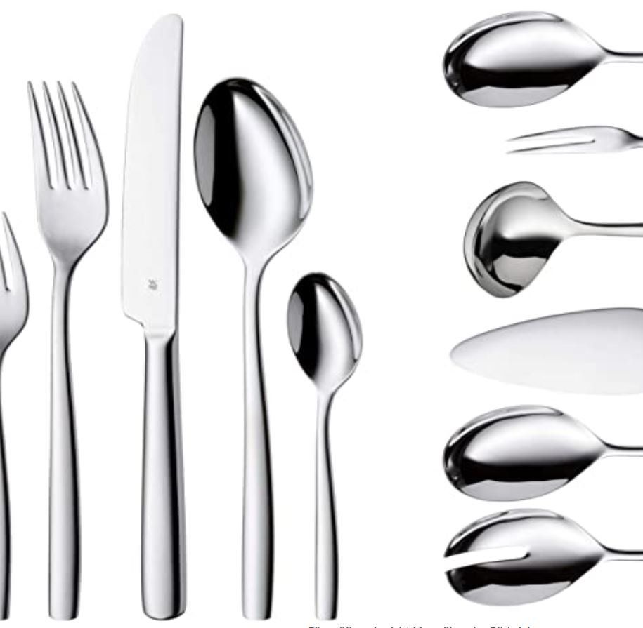 Vorbei! WMF Palma 66-teiliges 12 Personen Besteck-Set + Vorlage Set für ...