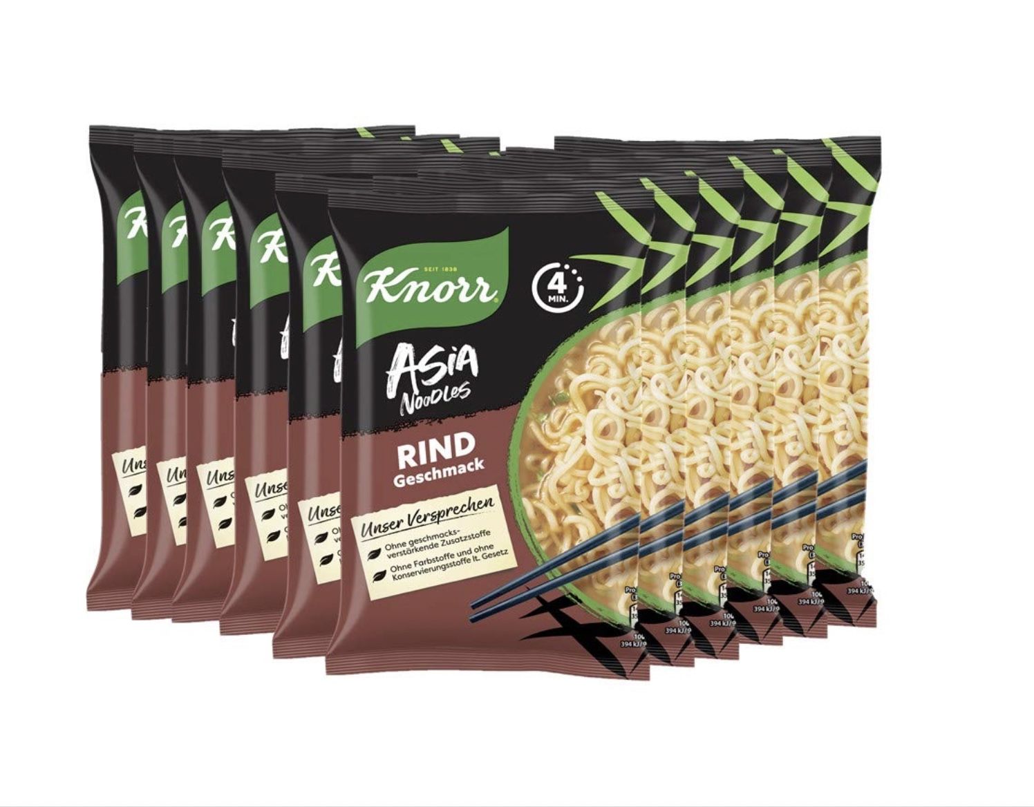 11er Pack Knorr Noodle Express Asia Rind Instant Nudeln ab 4,20€ (statt 8€)