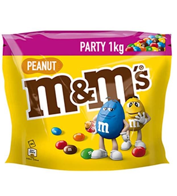 M&Ms 4 x Party Pack (4 x 1 kg) ab 21,95€ (statt 37€)