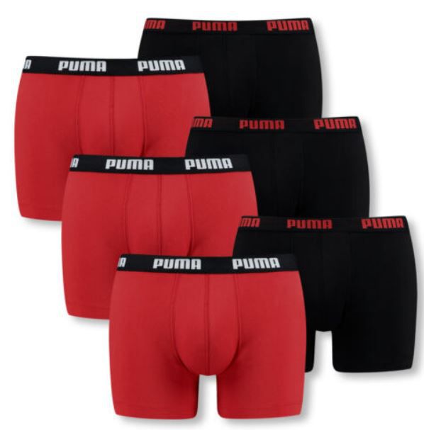Puma Herren Basic Trunk 6er Pack Boxershorts für 36,99€ (statt 45 ...