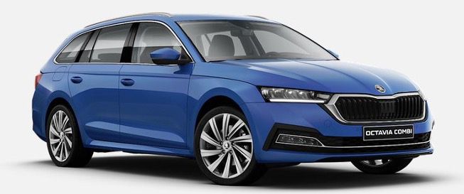 Privat & Gewerbe: Skoda Octavia Combi Style iV Hybrid in Energy-Blau ...