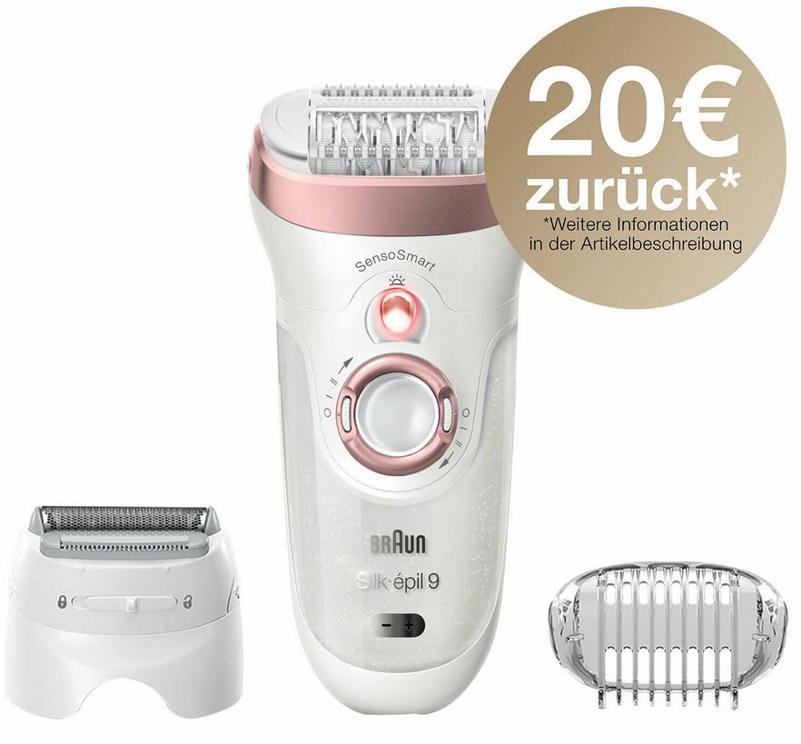 Braun Silk-epil 9-720 Damen Epilierer mit Zubehör für 80,91€ (statt 94 ...