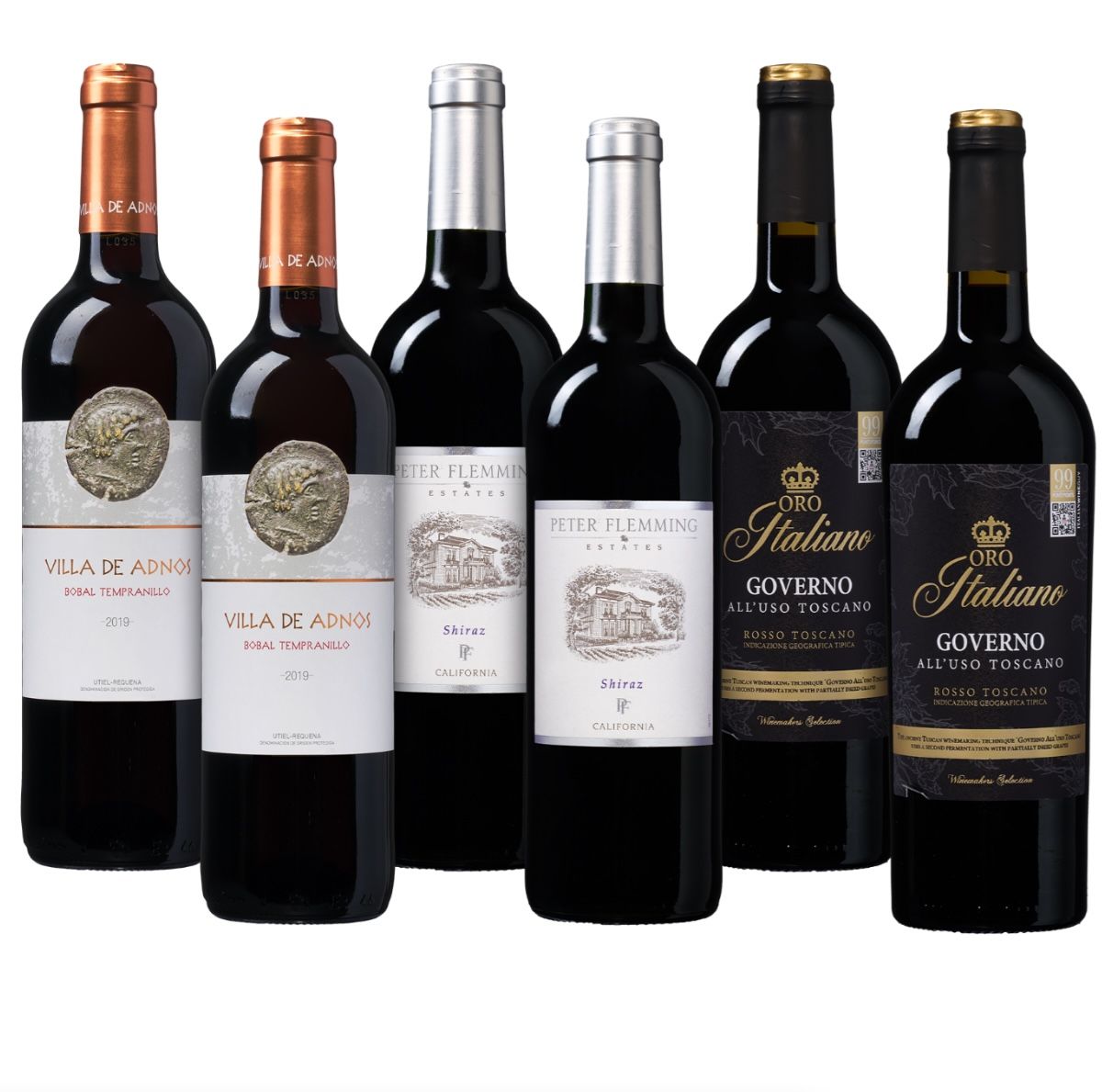 6 Flaschen Rotwein Bestseller-Paket für 37,49€ inkl. Versand