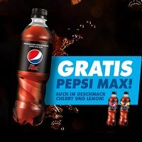 Pepsi Max (0,5 Liter) kostenlos ausprobieren