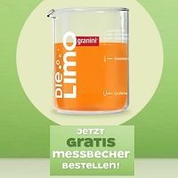 Die Limo Sirup von granini kaufen - Meßbecher gratis abholen
