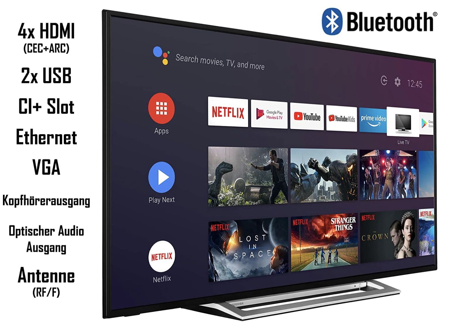 Toshiba 50UA3A63DG - 50 Zoll UHD Fernseher für 299€ (statt 420€)
