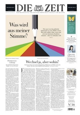 13 Ausgaben "Die Zeit" für direkt nur 14,95€ (statt 73€)