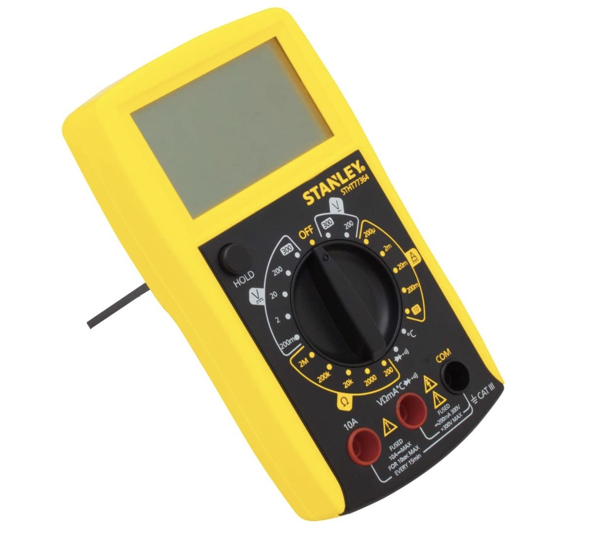 Stanley Multimeter mit mit 7 Hauptfunktionen & großem LCD Display für ...