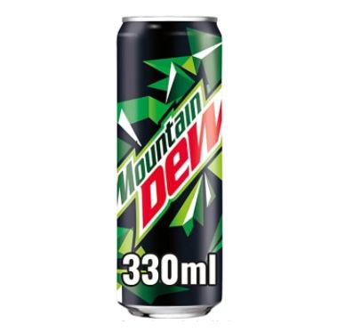24x Mountain Dew Regular Koffeinhaltige Limonade mit Lemon-Lime ...