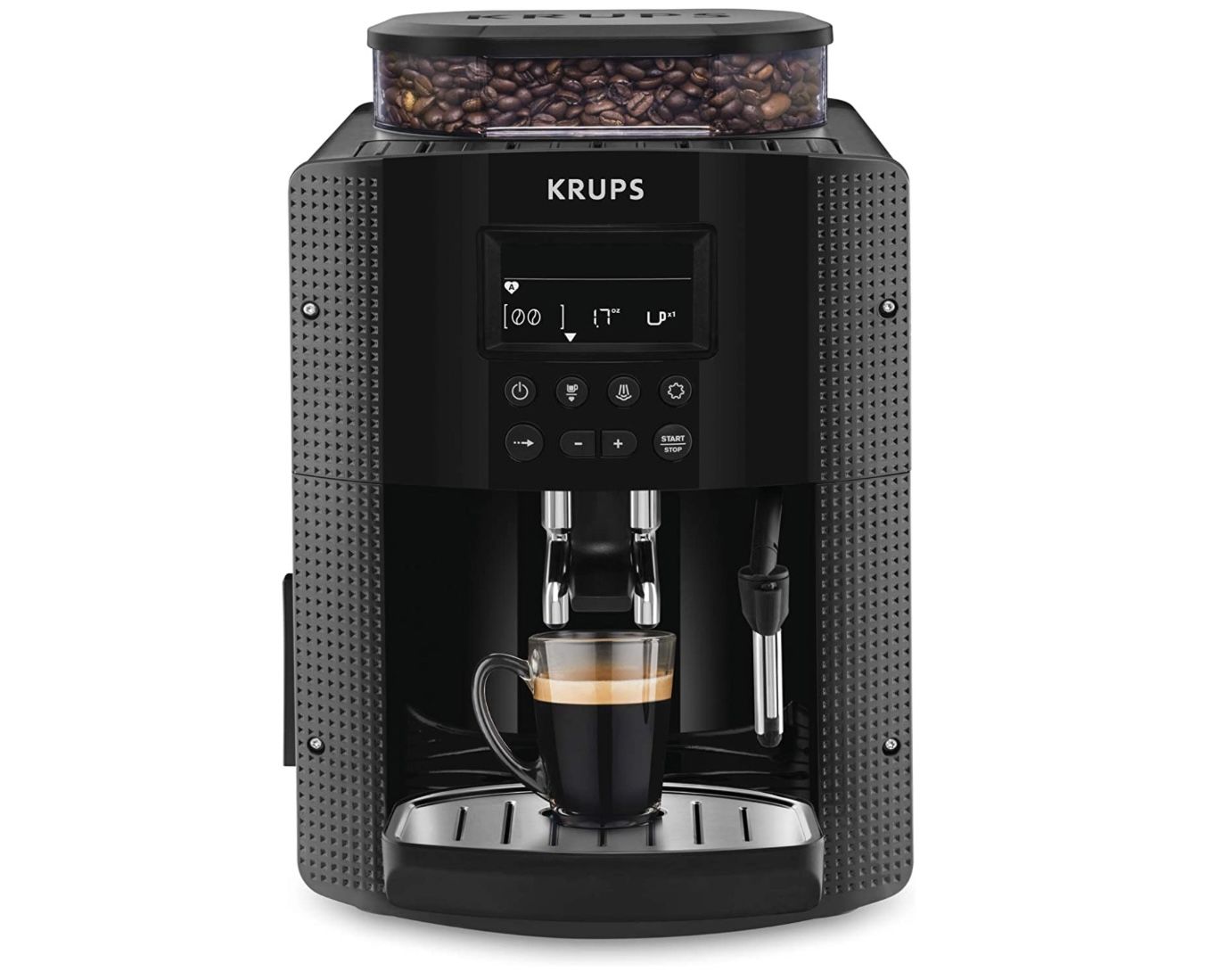 ☕ Krups YY8135FD vollautomatisch Espressomaschine mit Display für 328 ...