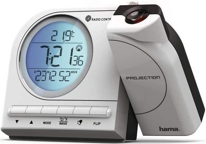 Hama Projektions-Funk-Wecker mit LED Projektion für 28,99€ (statt 46€)