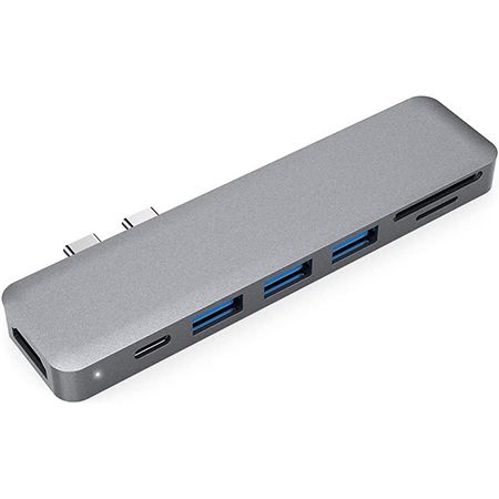 Floomp 7-in-2 USB C Hub mit Thunderbolt 3, USB 3.0 und HDMI für 15,99 ...