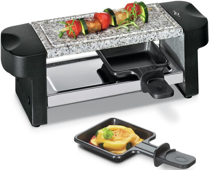 Küchenprofi "Hot Stone Duo" Raclette mit 2 Pfännchen für 15,94€ (statt 28€)