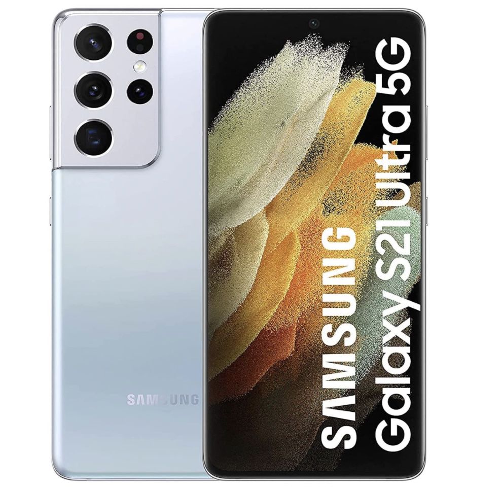 Samsung Galaxy S21 Ultra 5G mit 256GB in Phantom Silver für 897,59 ...