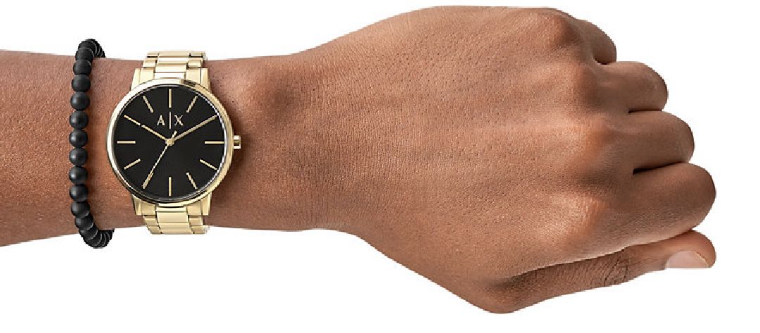 Armani Exchange AX7119 Herrenuhr mit drei Zeigern aus Edelstahl für 101 ...